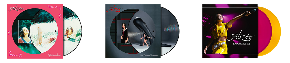 Alizée : Trois vinyles en précommande chez Baskia Productions pour ...